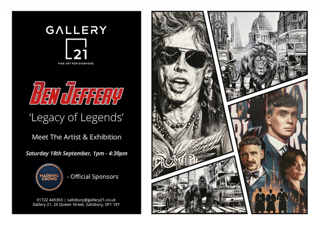 Now Finished ‘Legacy of Legends’ Exhibition by Ben Jeffery – Meet the ...